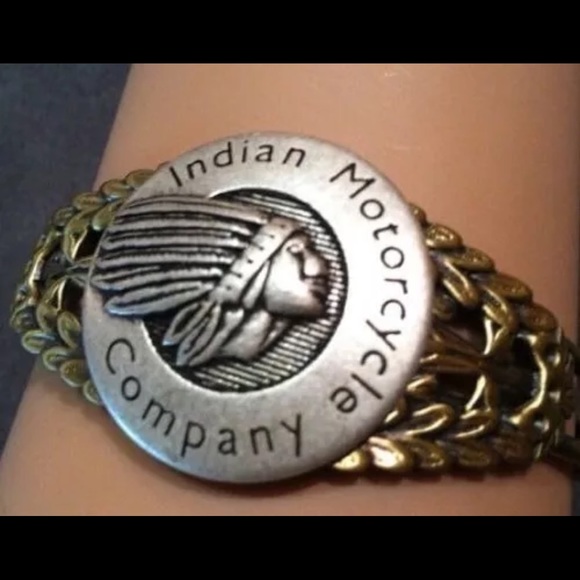 Indian Motorcycle | Jewelry | Artisian Bracelet Indian Motorcycle Metal ...
